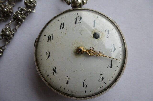 Bourquin, verge fusee pocket watch, ca 1780.