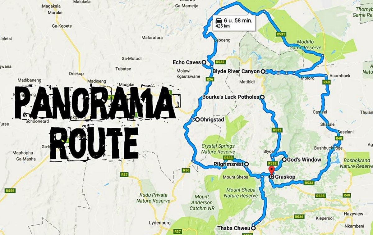 Panorama route in Zuid Afrika / Zuid Afrika / Afrika / Land info ...