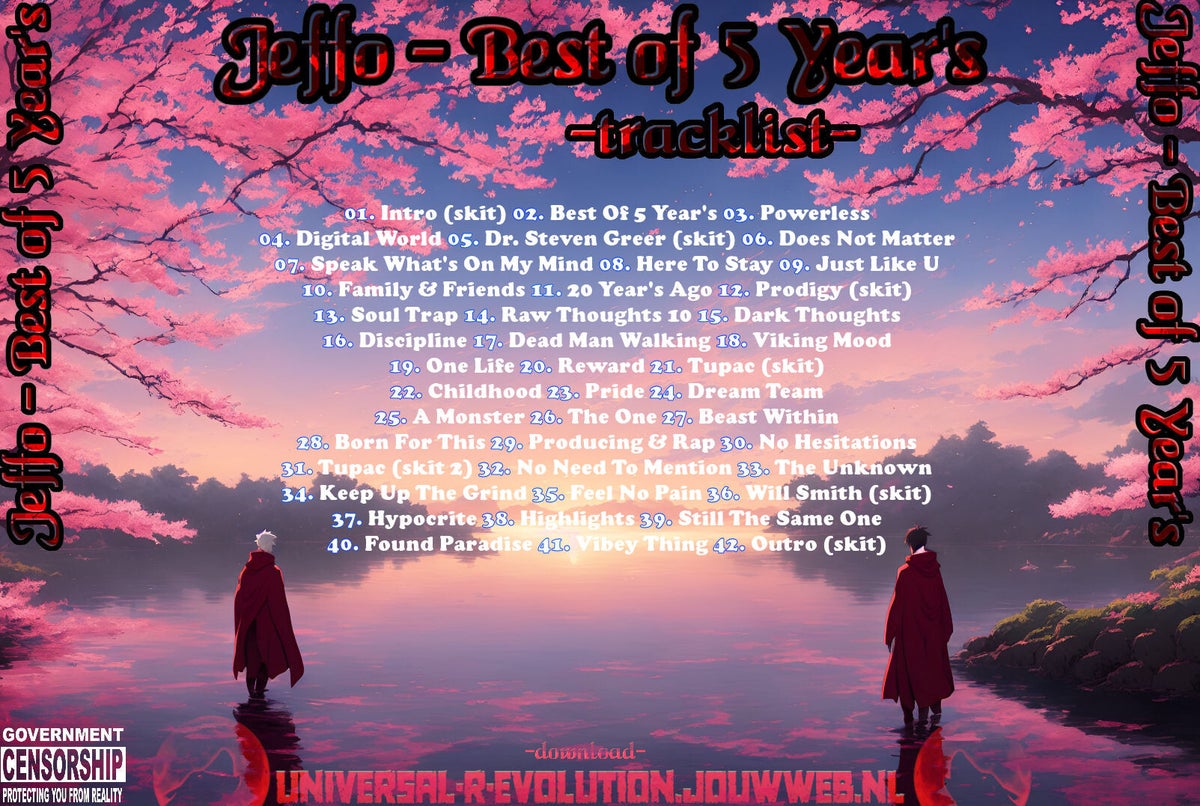 Jeffo - Best of 5 Year's (digital-2024) / Jeffo - CD's (2020/2021/2022 ...