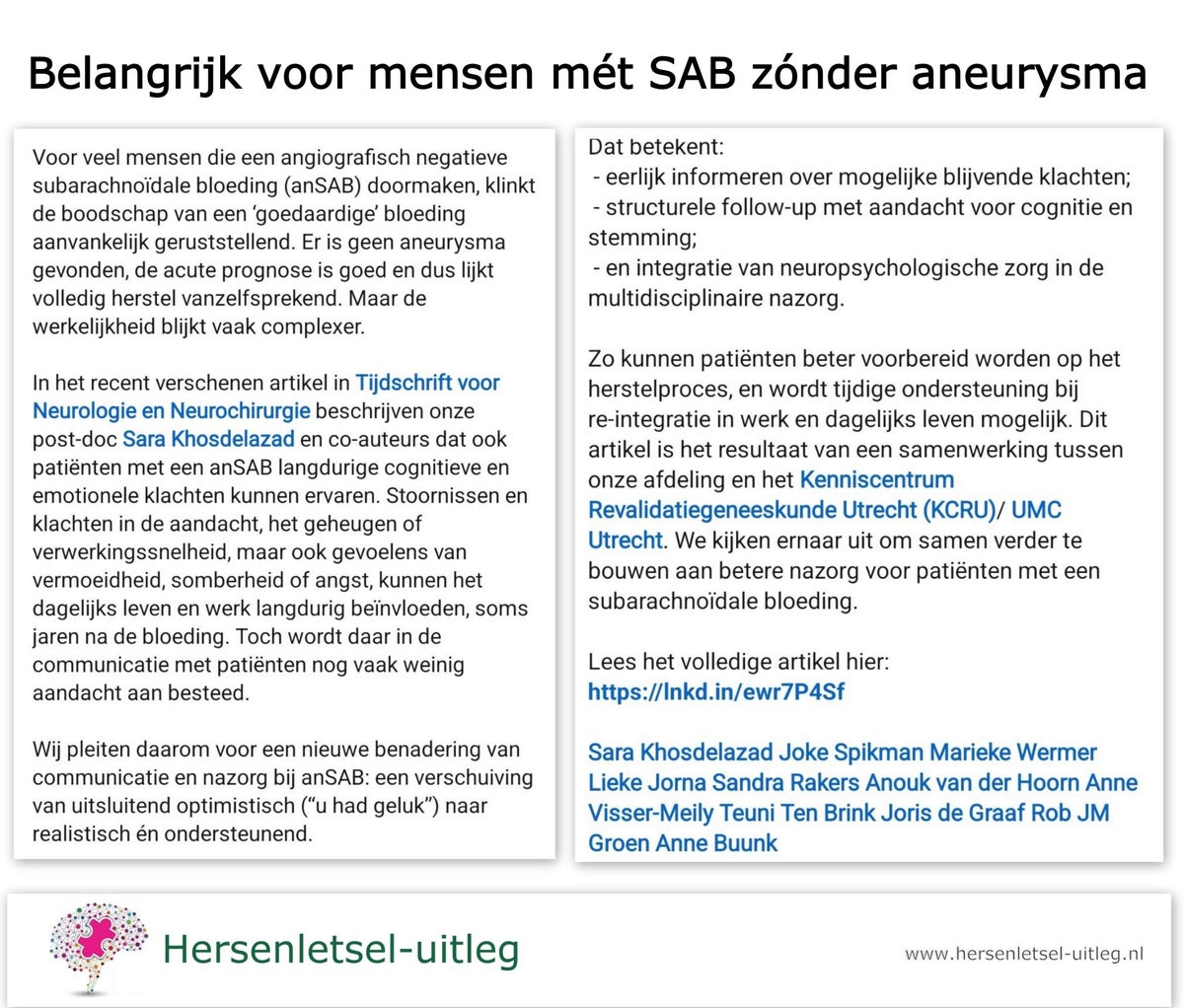 Sub Arachnoïdale Bloeding SAB / Hersenbloeding / Beroerte CVA / Soorten ...