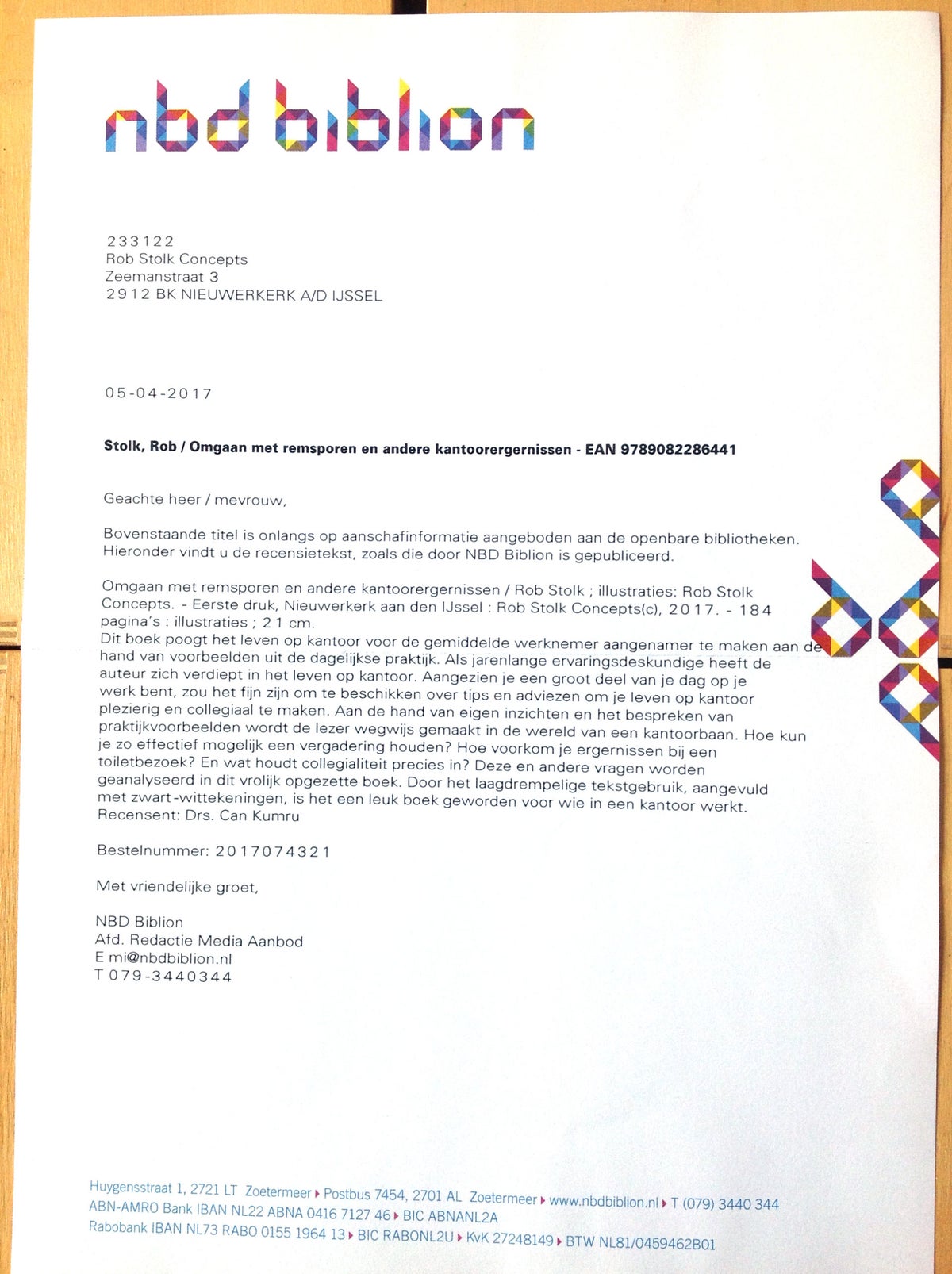 Omgaan met remsporen en andere kantoorergernissen / Boeken ...