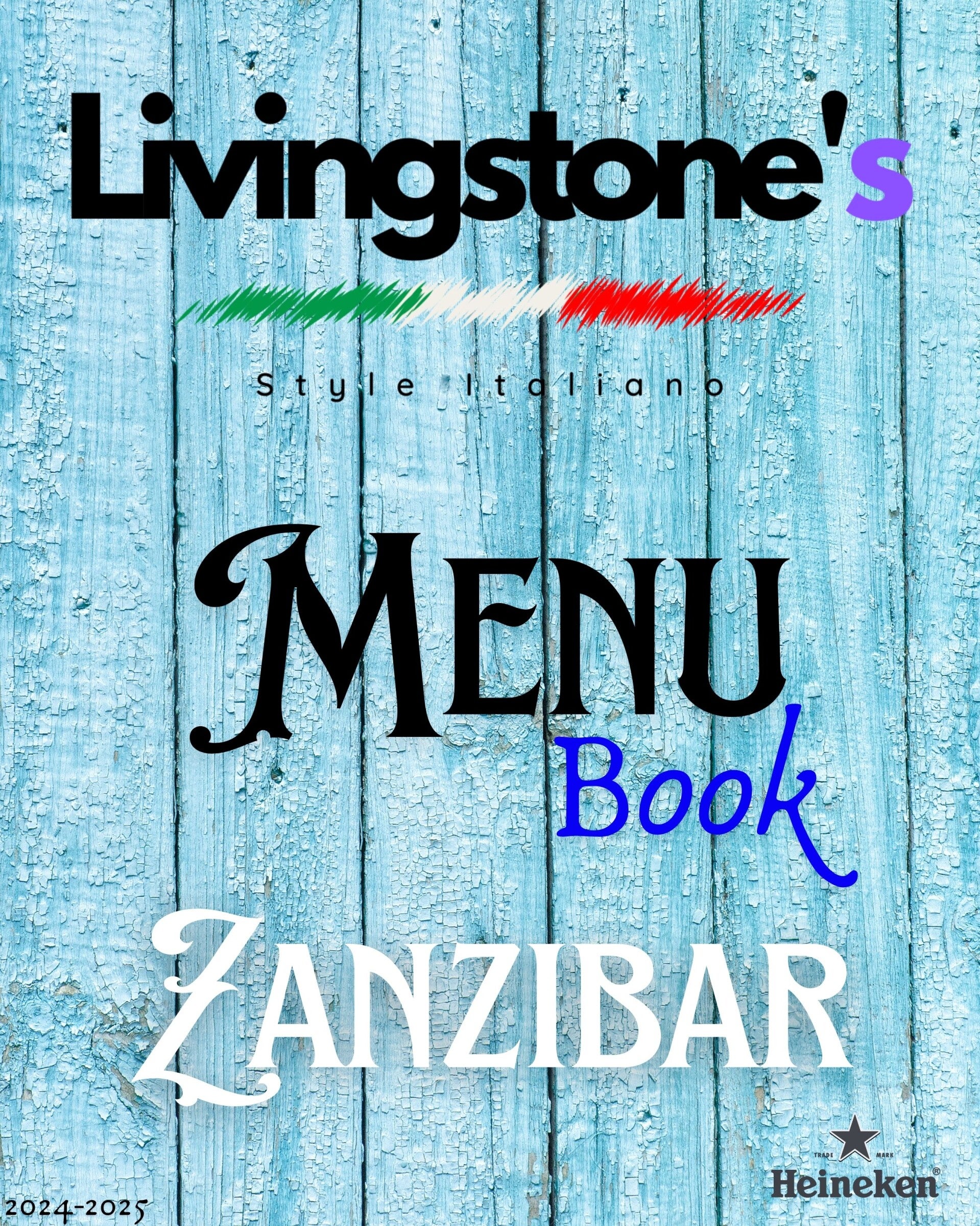 Drinks Menu | LIVINGSTONE'S ZANZIBAR