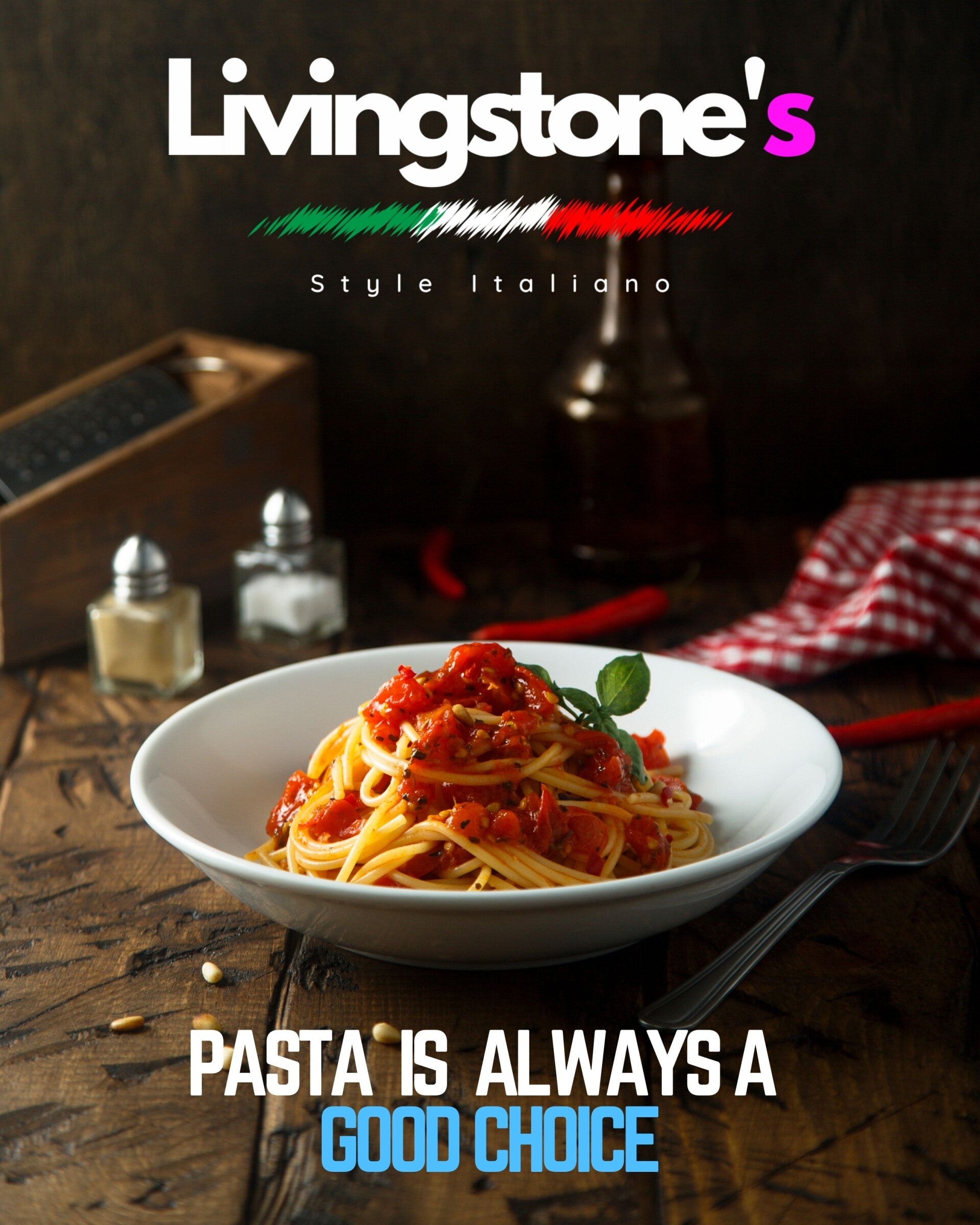 Restaurant Menu | LIVINGSTONE'S ZANZIBAR