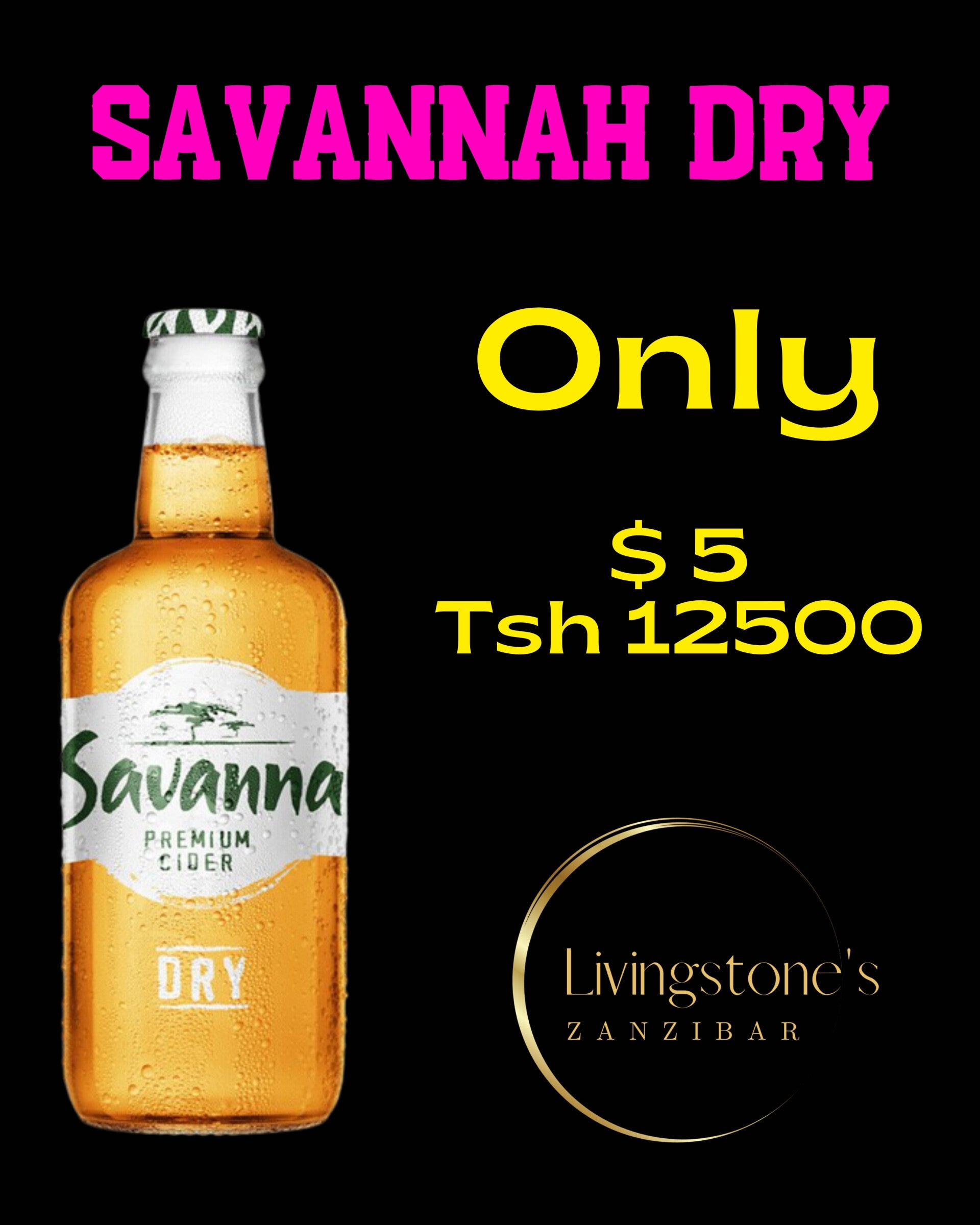 Drinks Menu | LIVINGSTONE'S ZANZIBAR