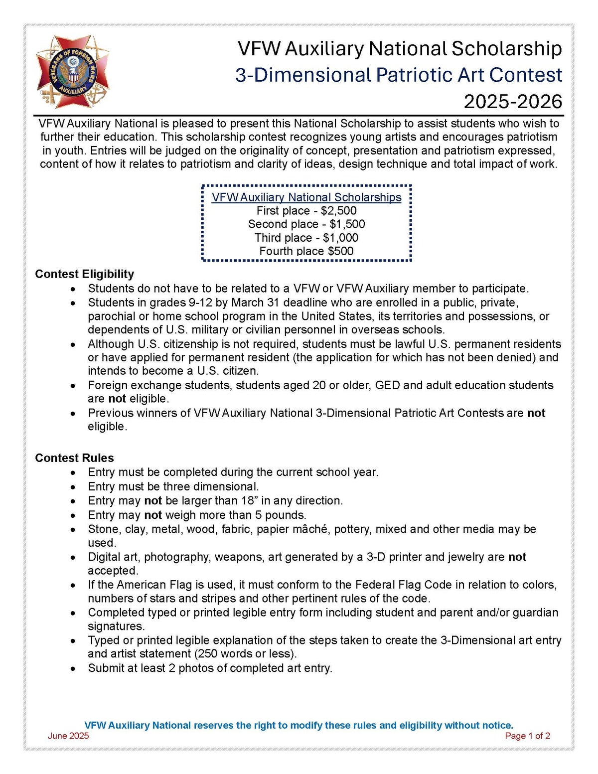 CALENDAR | VFW Auxiliary Post 10093 Safety Harbor Florida