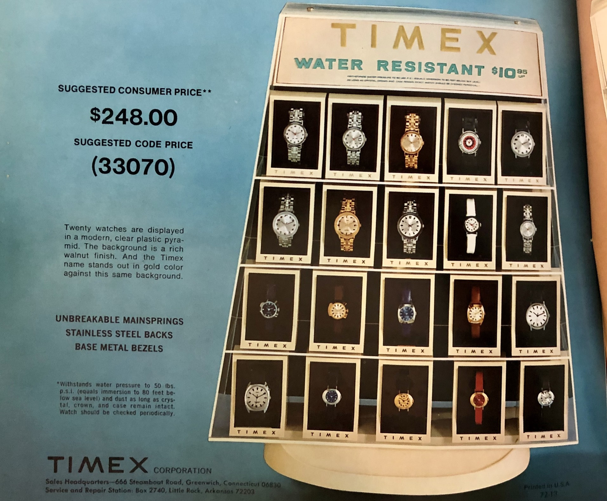 Timex Displays Box & Papers | ARTEEPEE