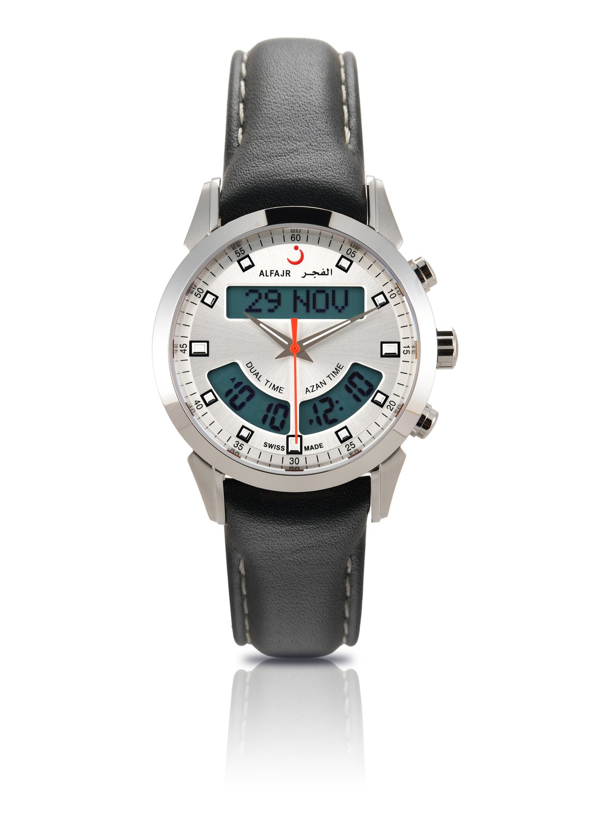 Deluxe Leather Watch WA-10L | Al-Fajr UK