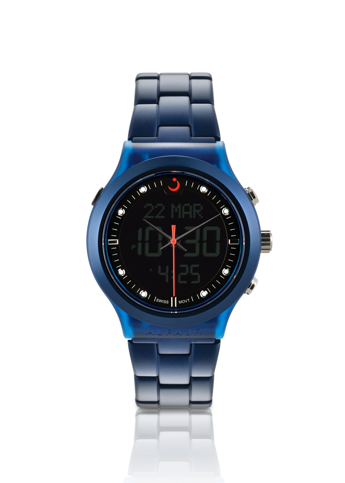 Al-Fajr Elegance Watch WB-20 Blue | Al-Fajr UK