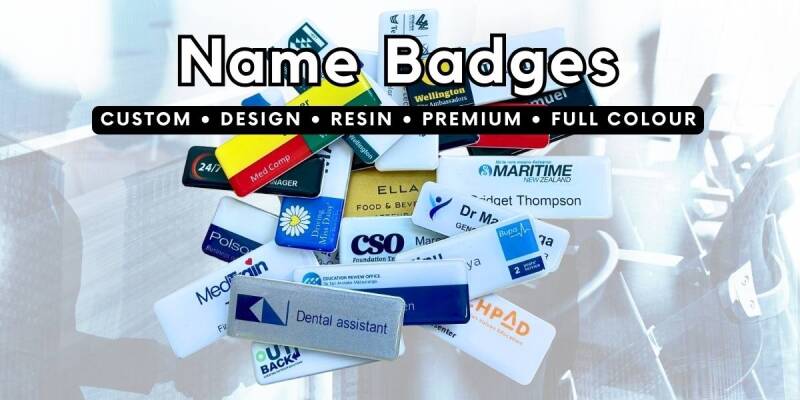 Badges: Custom Name, Button, Metal & Lapel Pins
