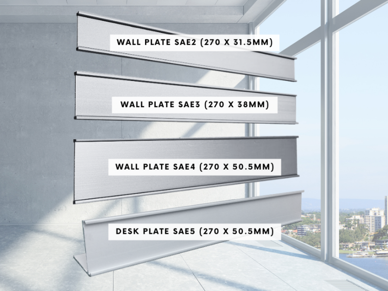 Custom Wall and Door, Small Office Name Signage