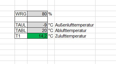 Lüftung | TGA-Excel-Tools