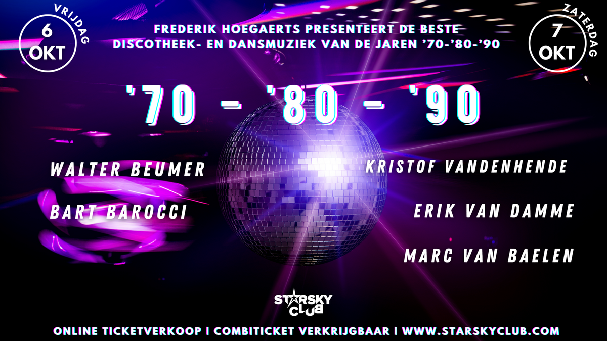 '70-'80-'90 / Agenda | Starsky Club