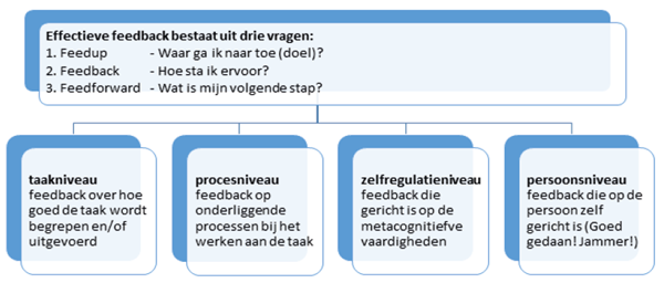 Feedbackmodel / Verdieping | Stelonderwijs