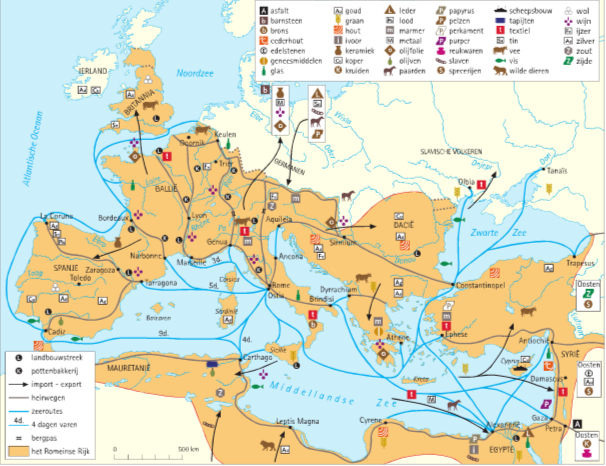 Alle wegen leiden naar Rome ... en de grenzen | De economie in het ...