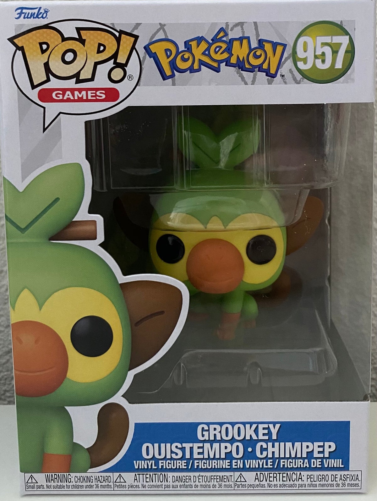 Funko Pop - Games - Pokémon - Grookey #957 | Le Petit Nerdshop