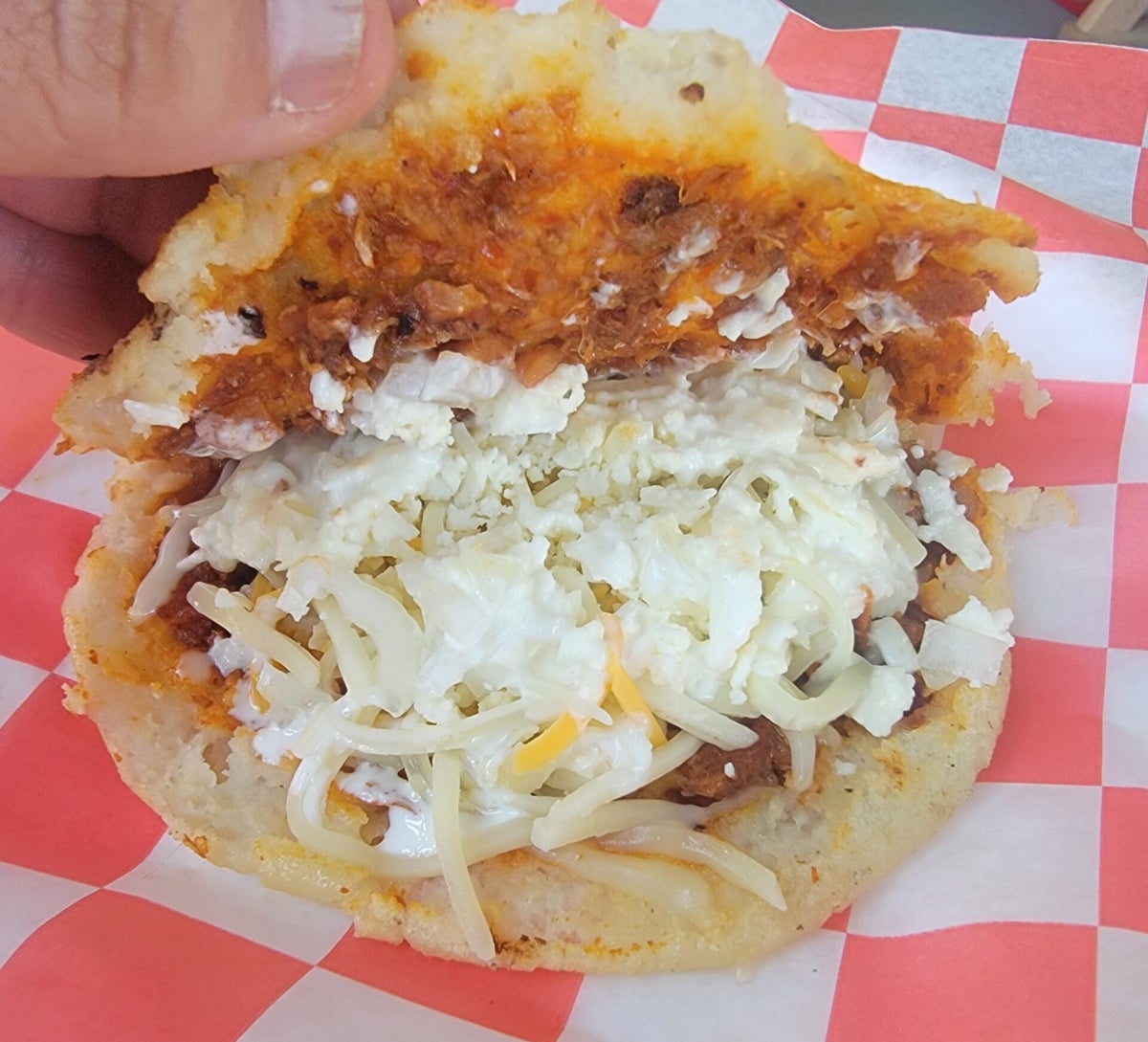 Gordita De Frijol Bean Gordita Tortilleria La Gordita