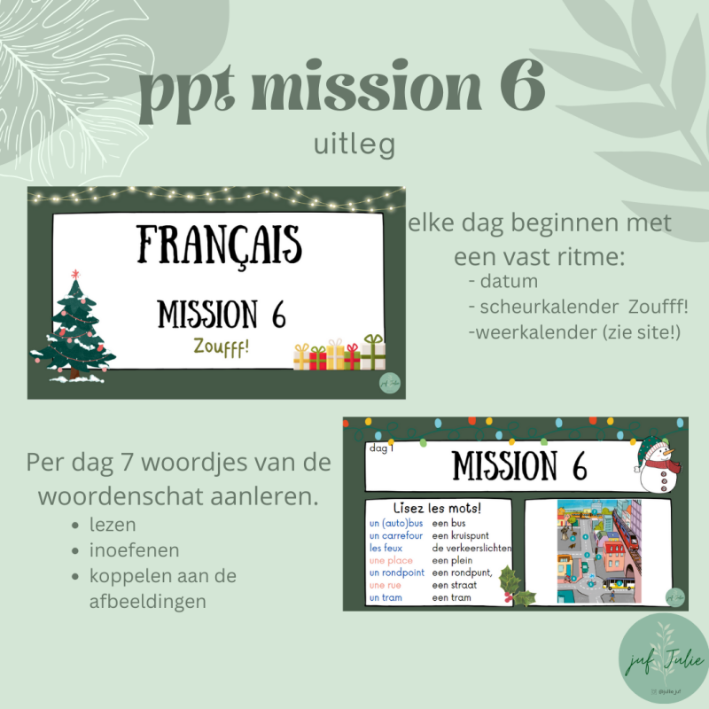 Frans / materiaal | julliejuf