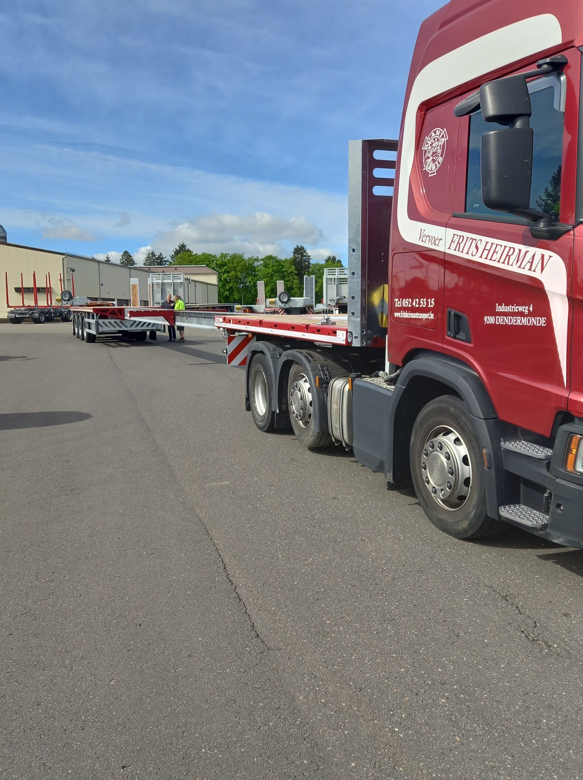 Platte oplegger / Transport | Transport Frits Heirman BV