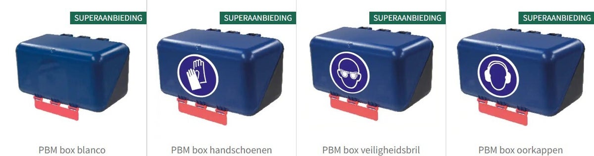 PBM WANDBOX | HYGIENISCH & VEILIG PBM BEWAREN