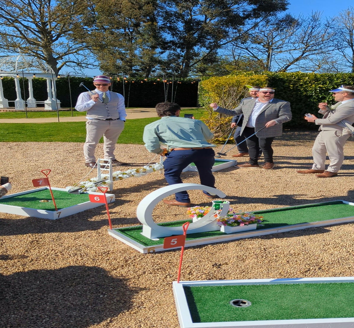 Luxury Wedding Mini Golf Hire in Nottinghamshire & the Midlands