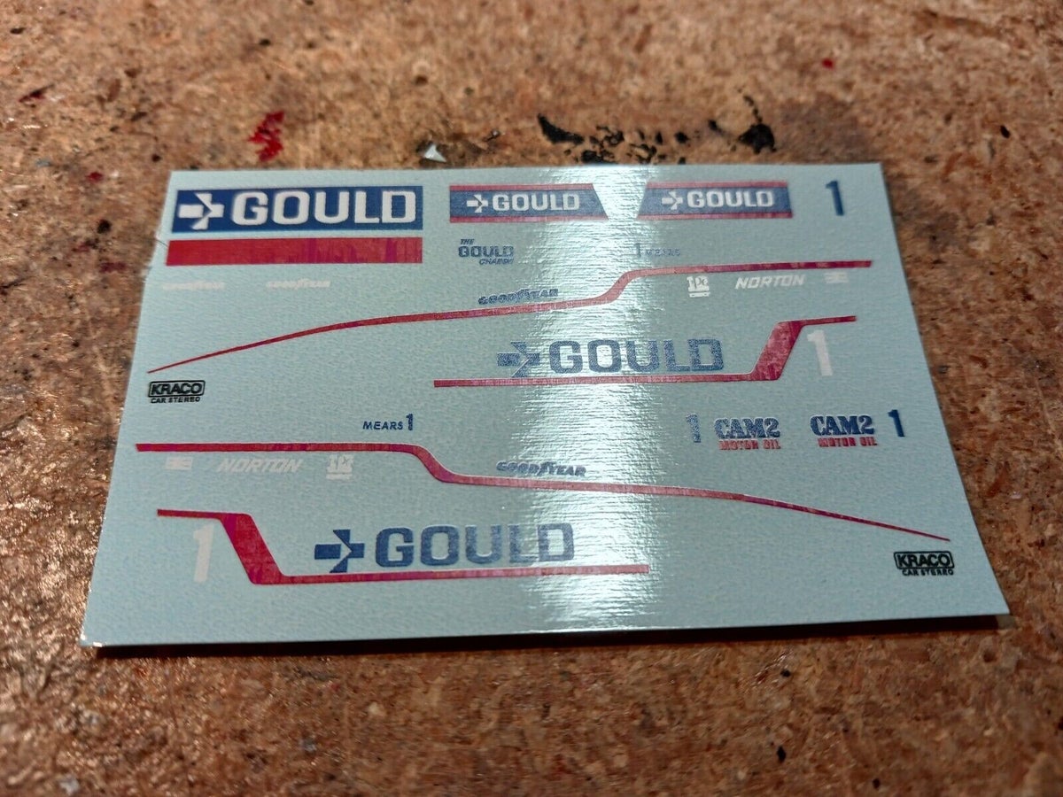 1/43 1982 Decals Rick Mears 1982 #1 Gould Charge Penske PC-10 ...