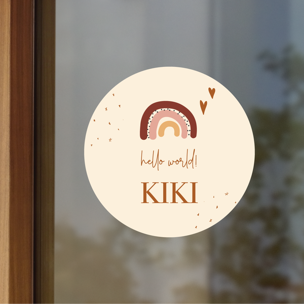 Geboortesticker | Geboorte sticker | Geboorte sticker naam | Sticker ...