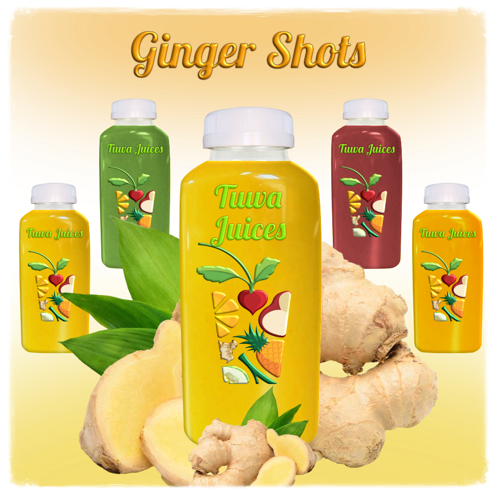 Ginger Shots | Tuwa Juices