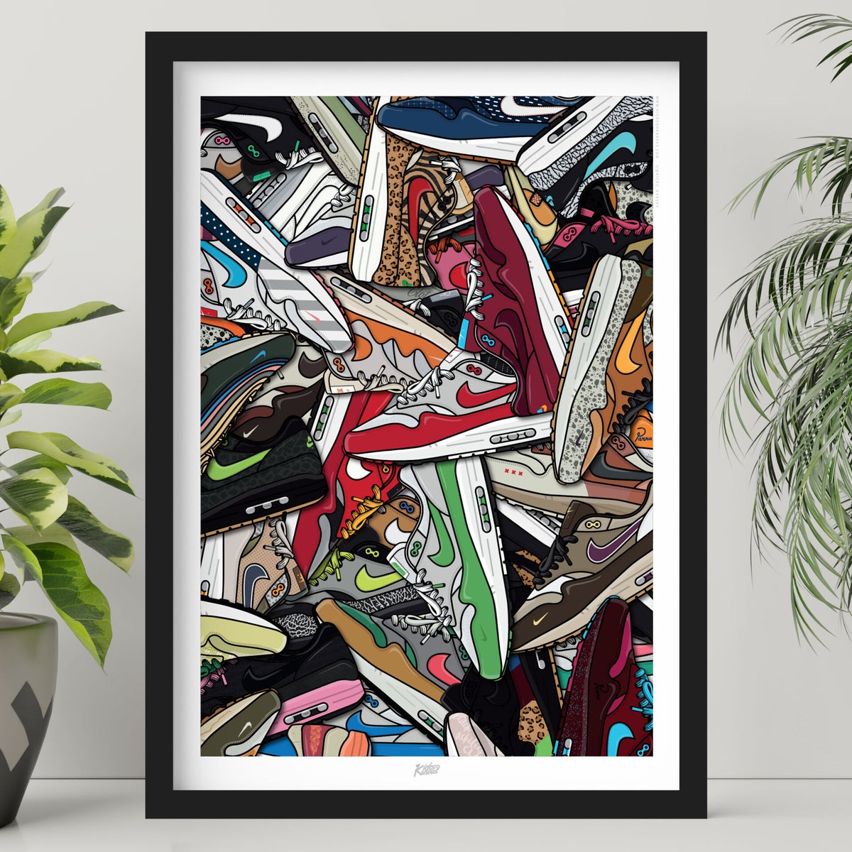NIKE AIR MAX 1 "GRAIL COLLAGE" POSTER (50X70CM) | Kicks on kanvas