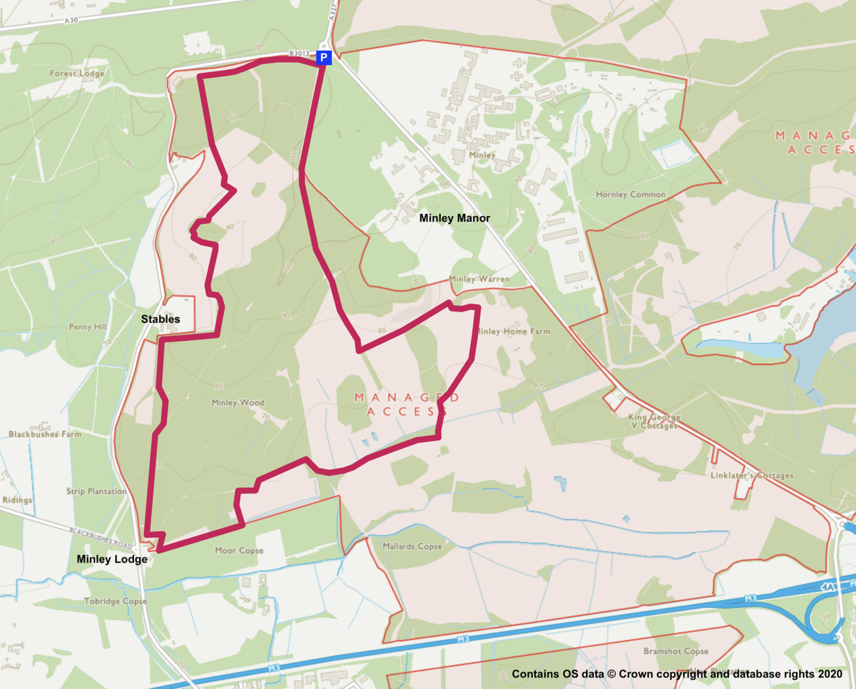 Minley / Medium Walks - 2-5 miles / The Nature Walks | Blackwater ...