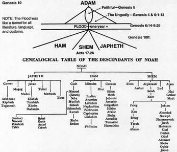 Genesis 10 het nageslacht van Noach / Genesis / Bijbelstudies Tora ...