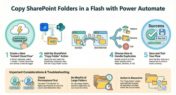 COPY FOLDERS USING POWER AUTOMATE / MAIN BLOG | SharePoint Mentor