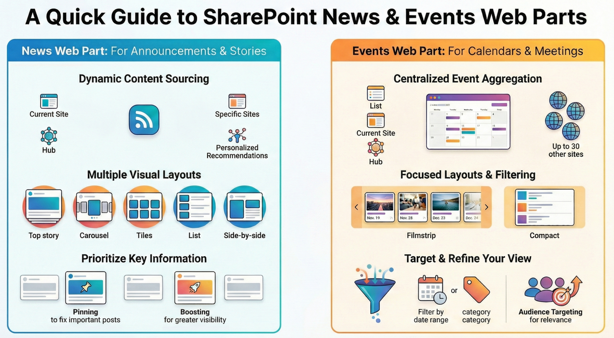 DEEP DIVE: SHAREPOINT NEWS & EVENTS WEB PARTS / MAIN BLOG | SharePoint ...