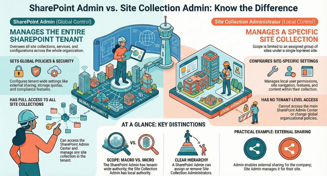 HOW SP ADMINS AND SITE COLLECTION ADMINS ARE DIFFERENT / MAIN BLOG ...