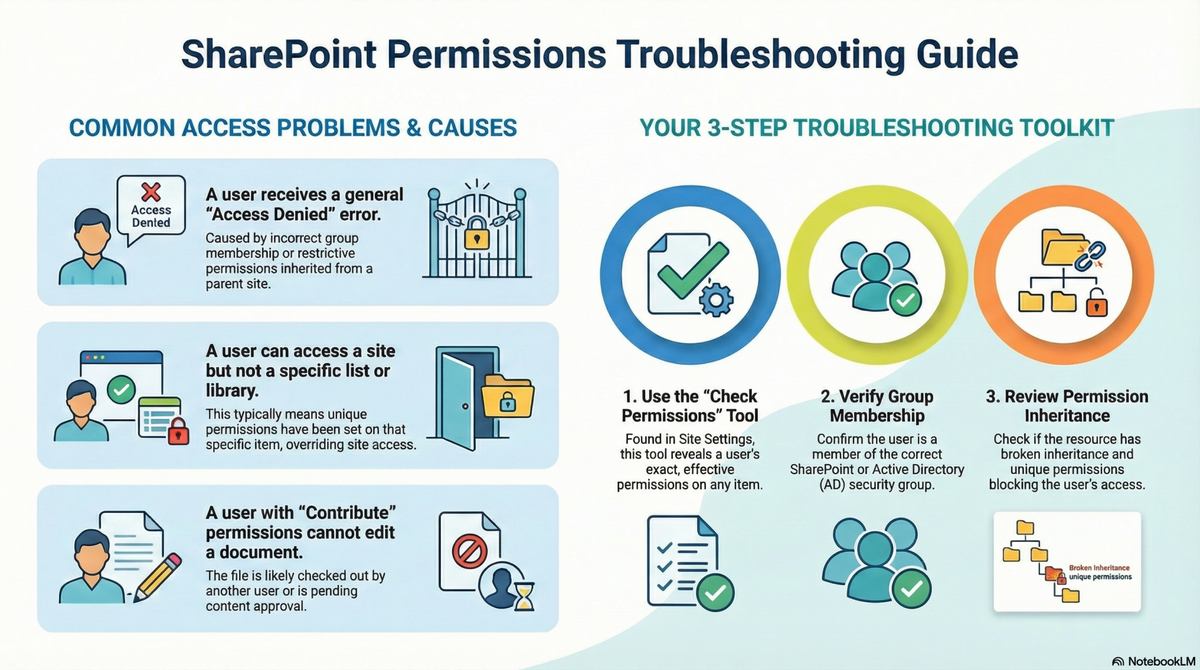 SHAREPOINT PERMISSIONS TROUBLESHOOTING / MAIN BLOG | SharePoint Mentor