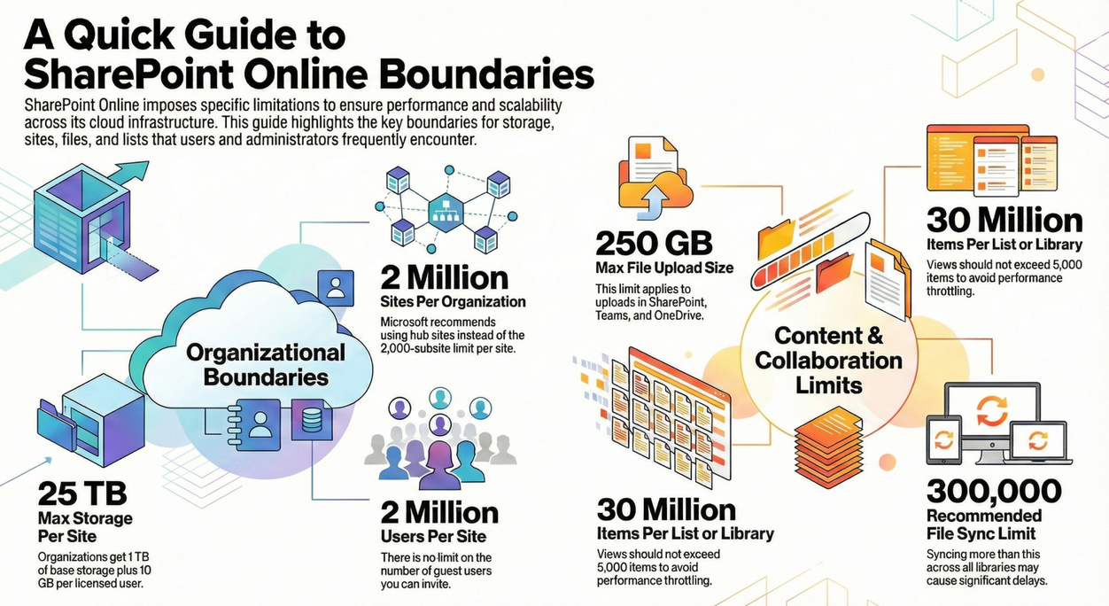 SHAREPOINT ONLINE LIMITATIONS & BOUNDARIES / MAIN BLOG | SharePoint Mentor