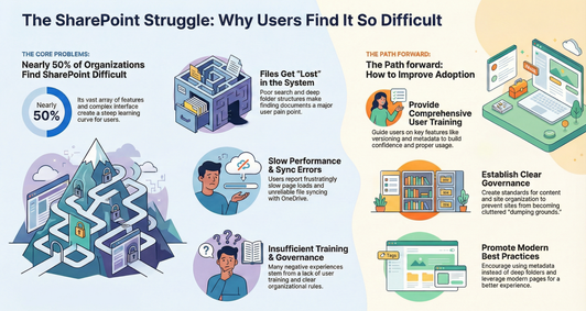 WHY SOME USERS FIND SHAREPOINT DIFFICULT / MAIN BLOG | SharePoint Mentor