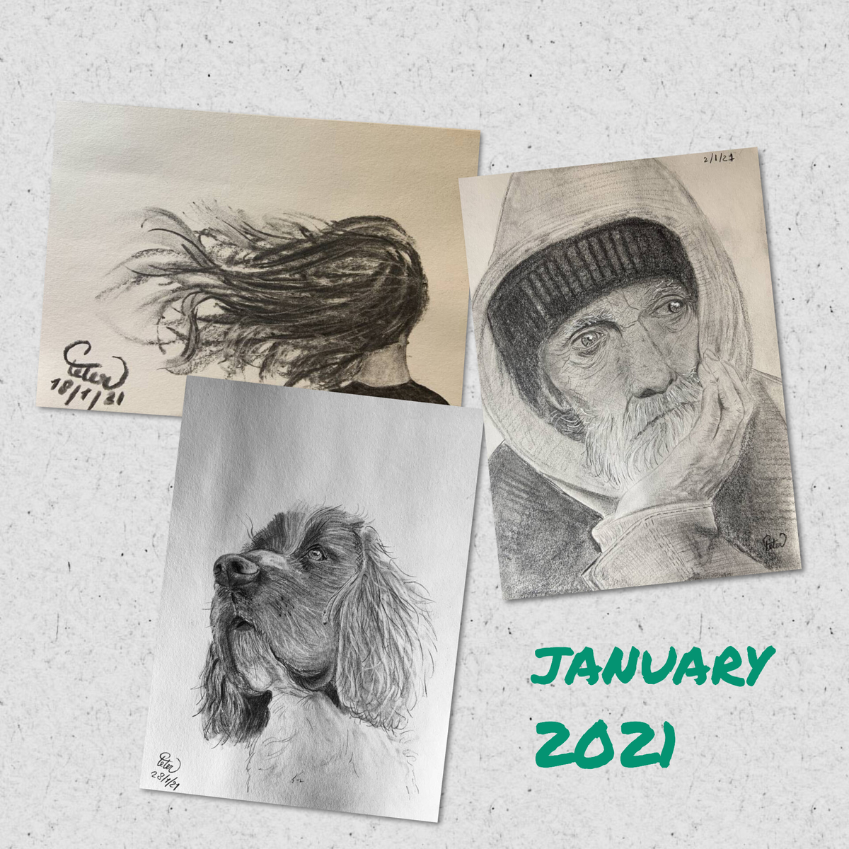 Drawings January 2021 / A Drawing a Day 2021 / A Drawing a Day ...