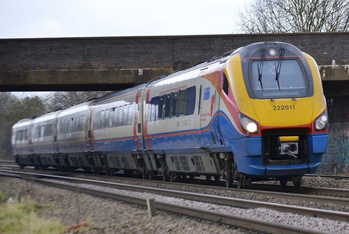 EMR : East Midlands Railway - Class 222 Meridians | RailwayTrainPhotographs