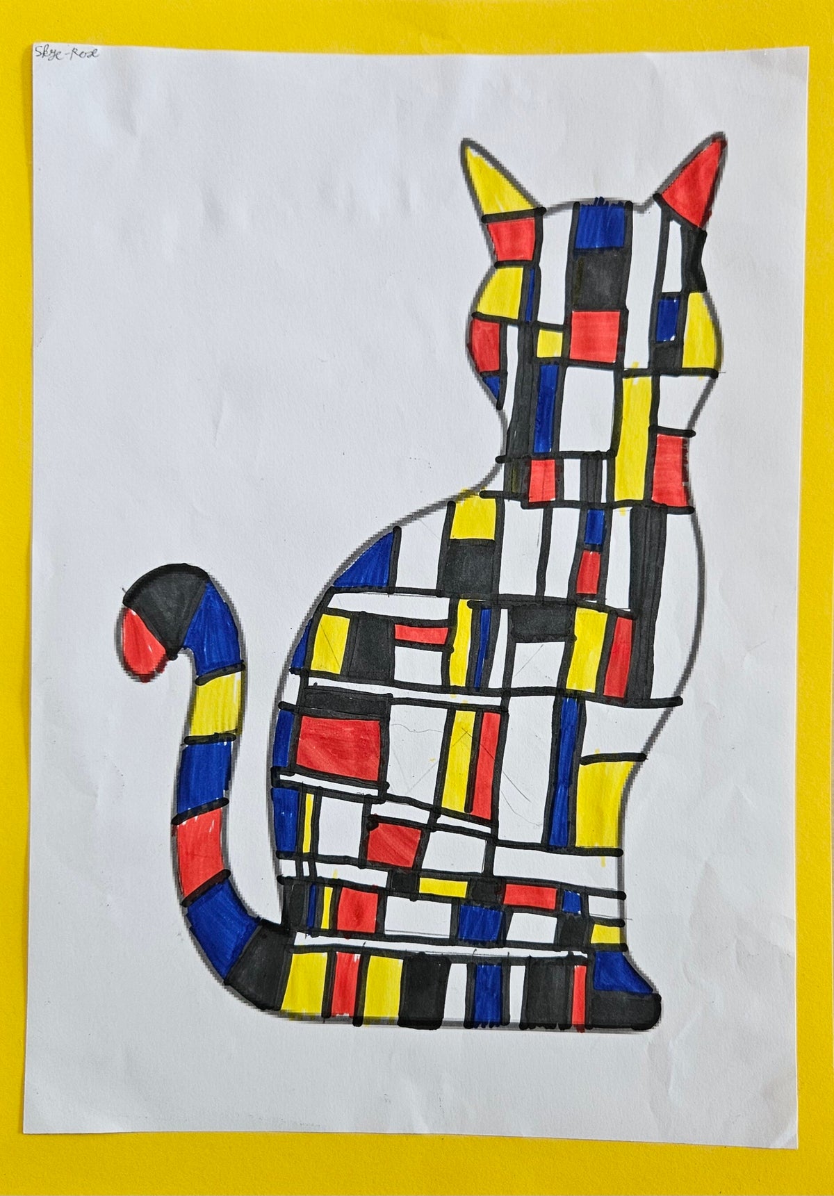 DIER (PIET MONDRIAAN) / DIEREN / CREA IN DE KLAS | meesterrichard