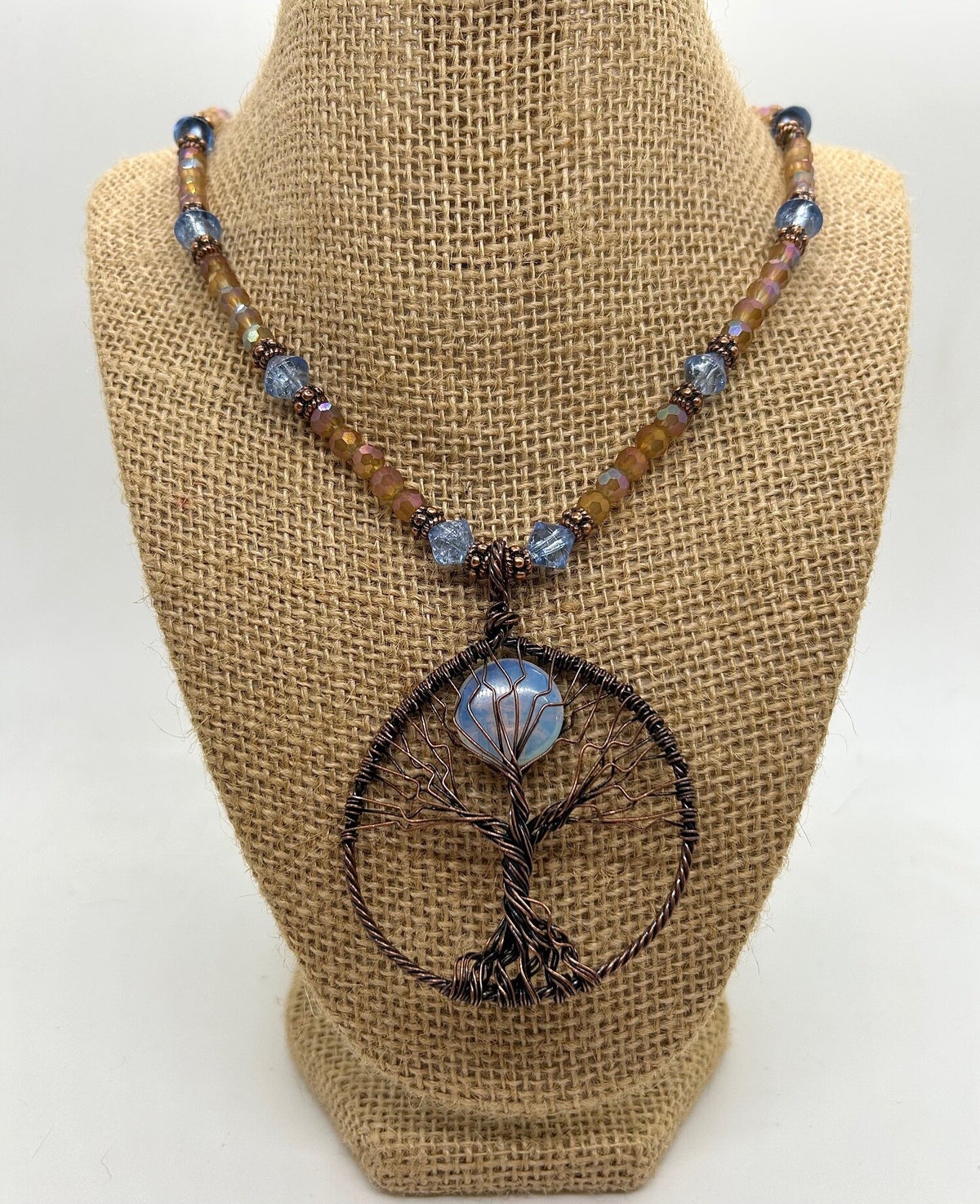 Tree of Life Moon - Peach/Copper Tones | AshCay Designs