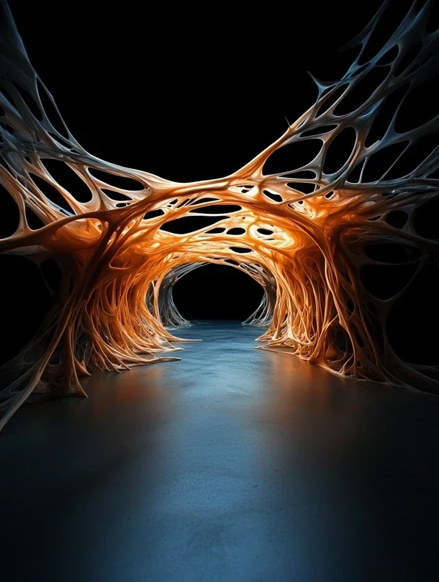 Shader Art Hallways / Abstract Shader Art / Categories | Midjourney Compendium