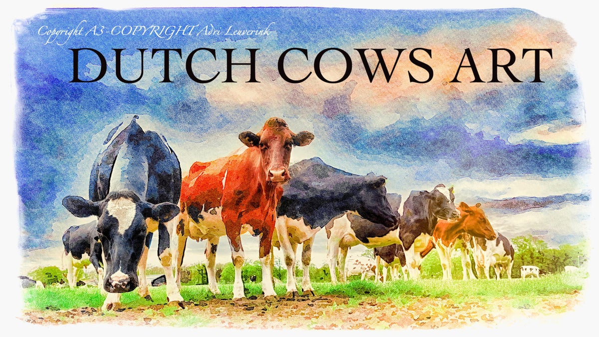 Dutch Cows ART / TROTS op HOLLAND 2 / AMAZING ART- A3-WEBSHOP ...