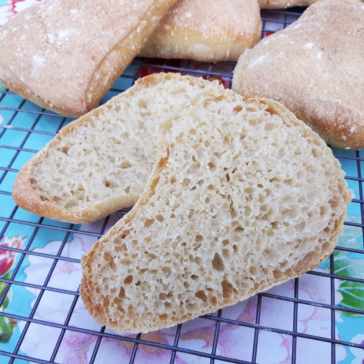 Ciabatta's (met een kant-en-klare mix) / Brood / Brood, ontbijt & lunch ...