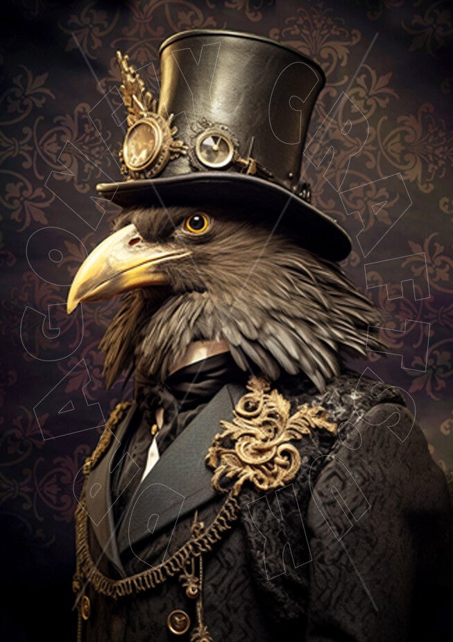 Mr Crow 3 Rice Paper | DragonflyCraftsUk
