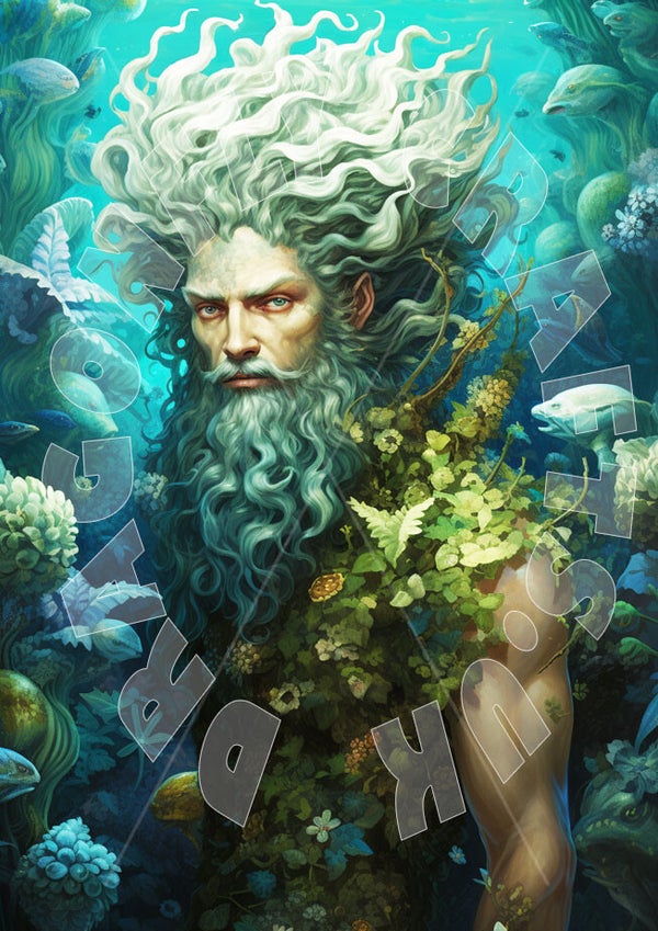 Neptune 1 Rice Paper | DragonflyCraftsUk