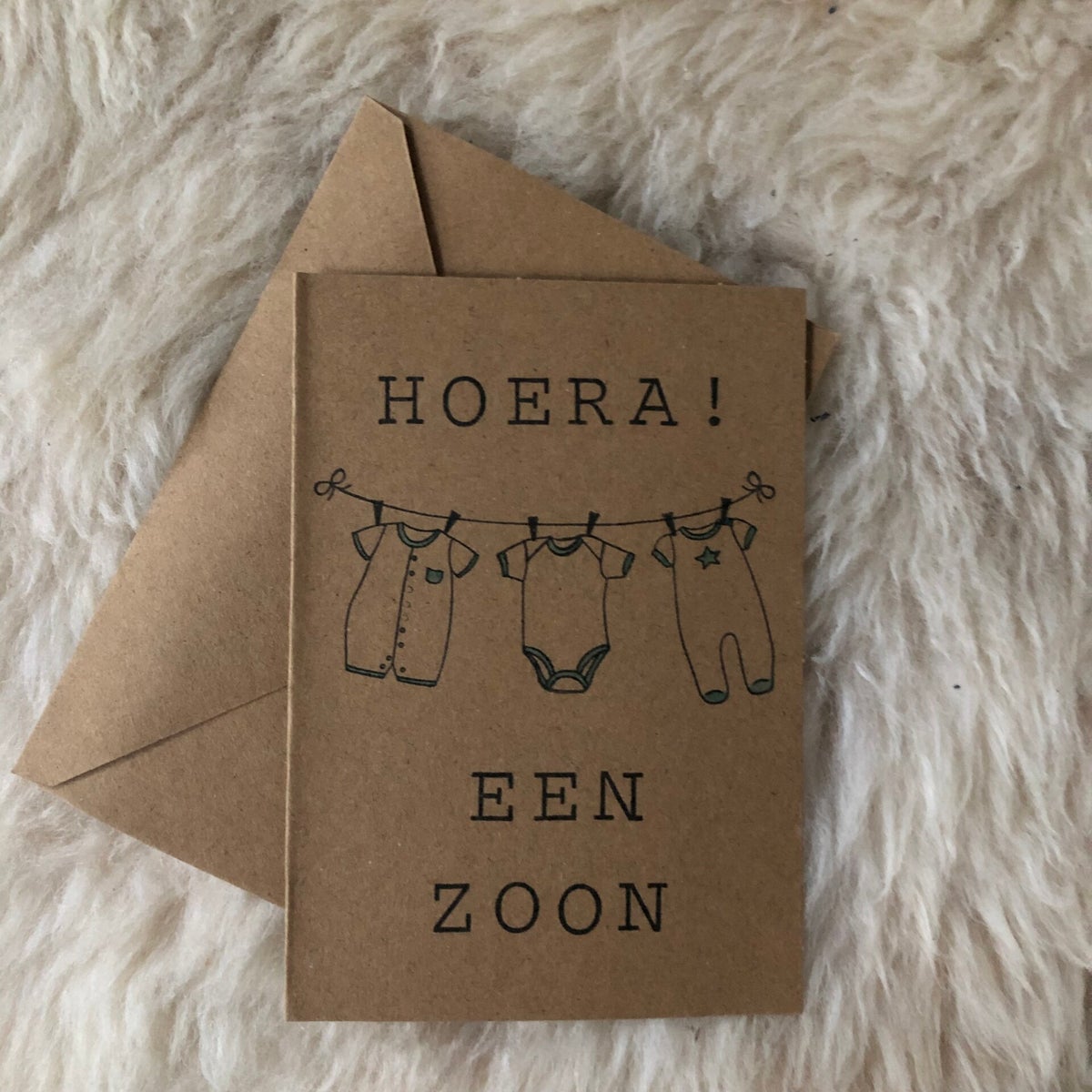 Hoera een zoon | Kaartjes van Sanne