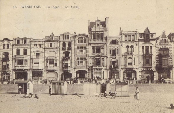 Villa's op de zeedijk - TOP 10 | Wenduine op oude postkaarten
