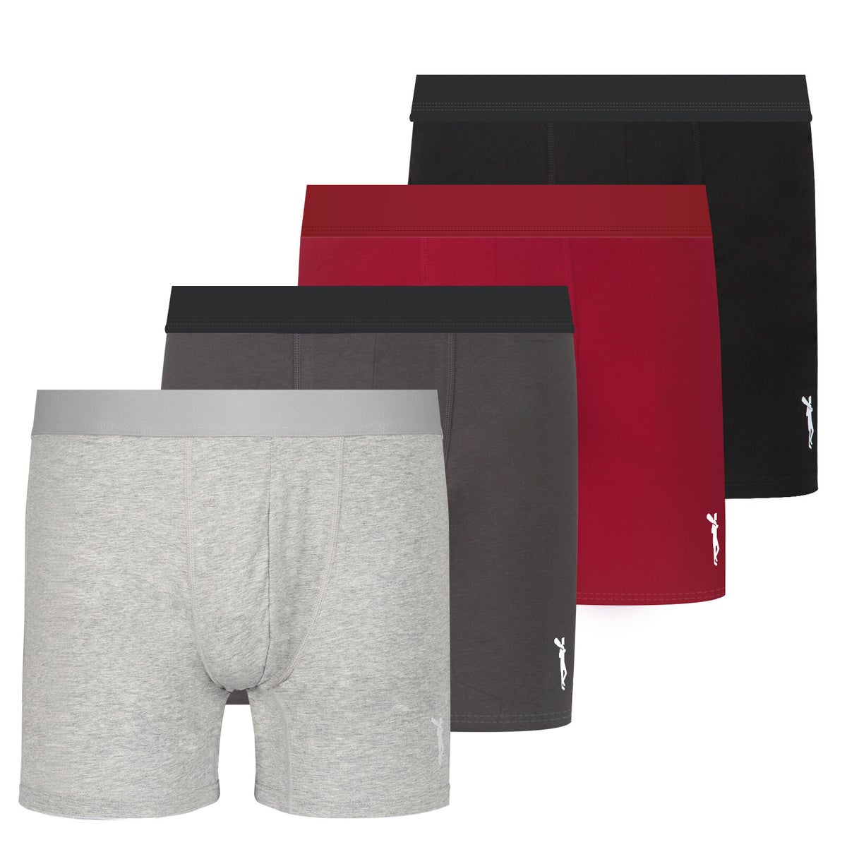 Men Multi color 4 pack Large Boxers | Ordinary Man Cave