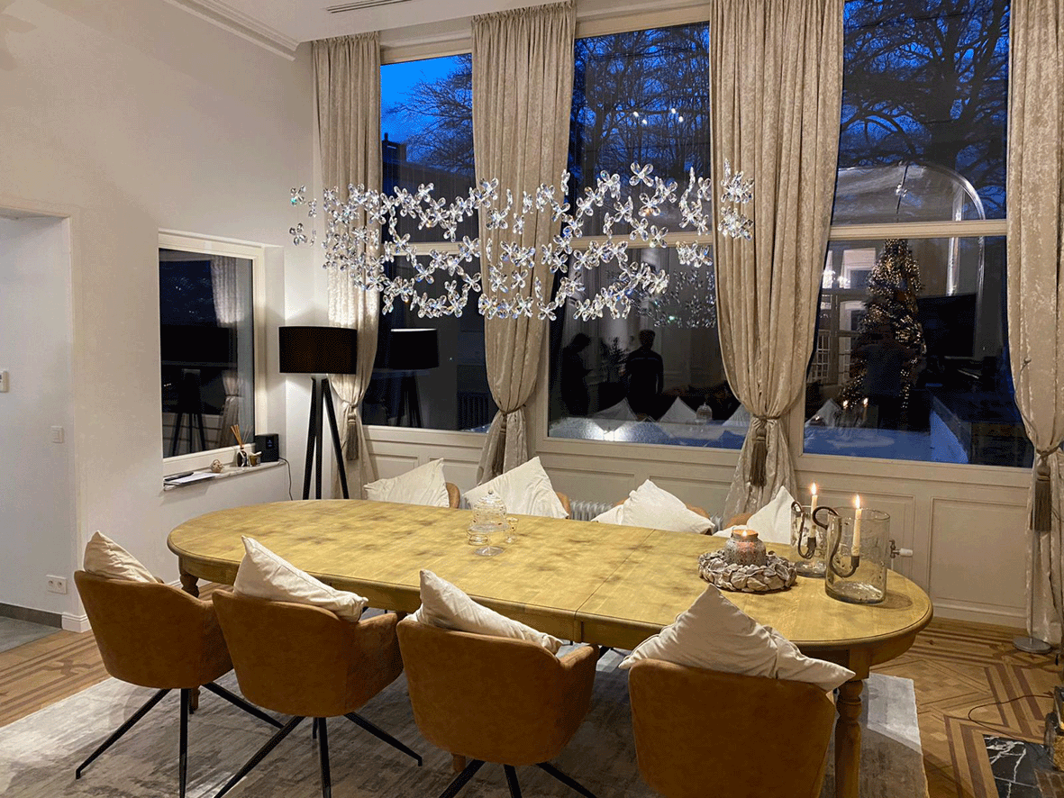 Floating Crystal Chandeliers | Groenensteyn