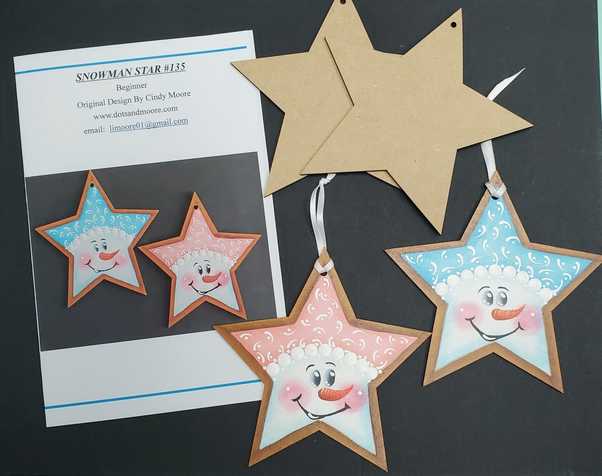 SNOWMAN STAR BUNDLE #135 | Dots and Moore